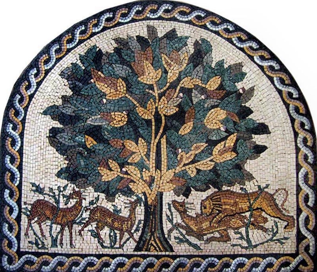 Arched Biblical Mosaic - Etsy