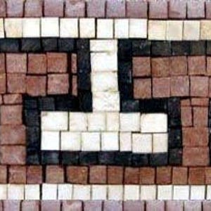 Geometric Mosaic Frieze the Flintstones - Etsy