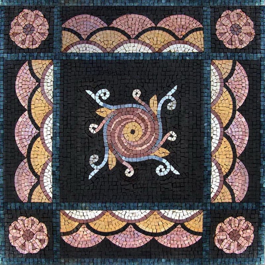 Geometric Mosaic Square - Jaci - Etsy