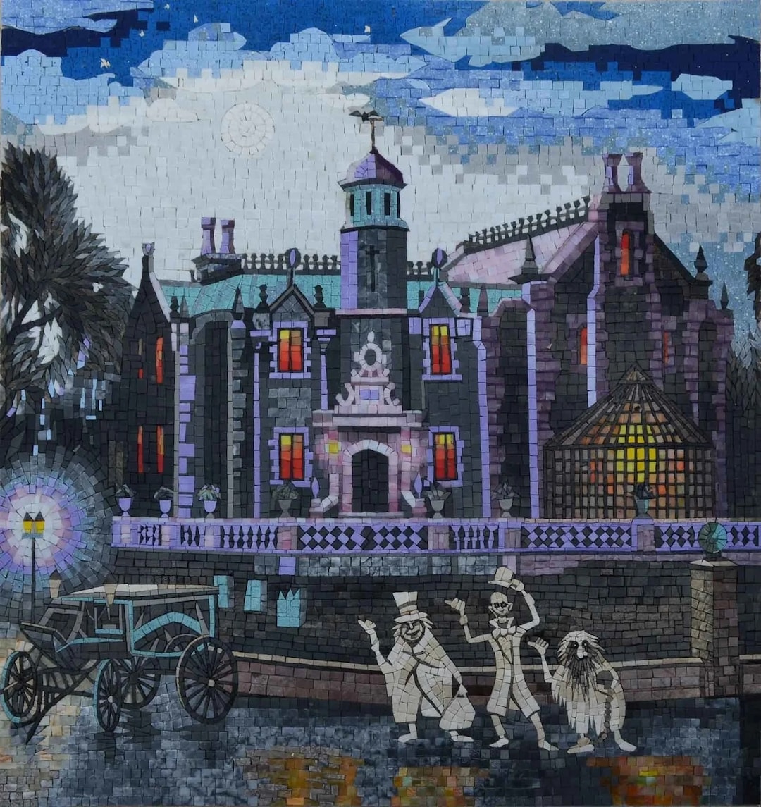 Disney's Magic Kingdom Mosaic Artwork for Kids Room Wall Art Disney ...