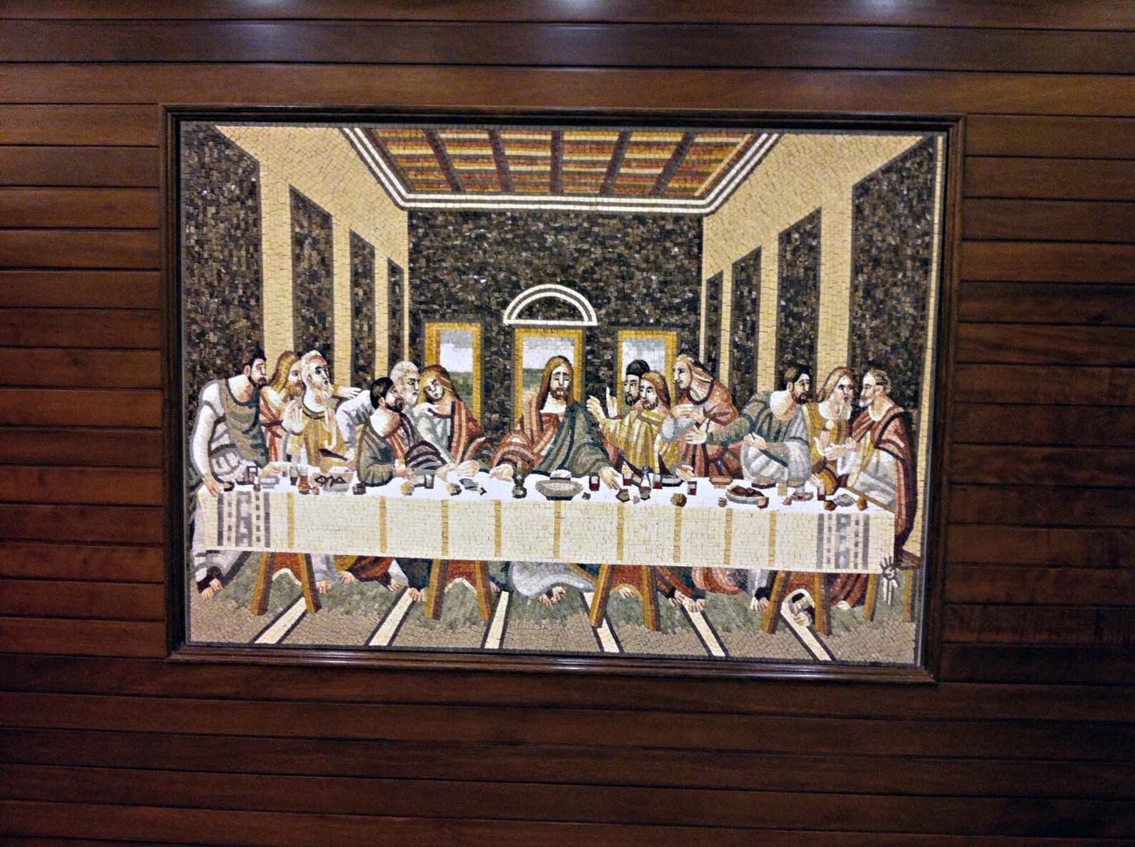 Mosaic Reproduction the Last Supper Reproduction | Etsy