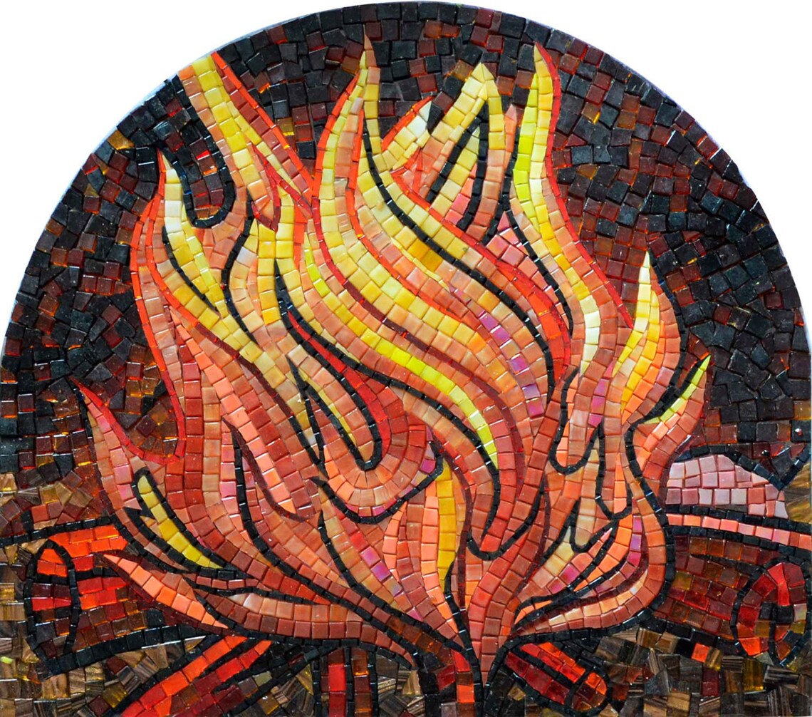 Mosaic Patterns - Fire Flame - Etsy