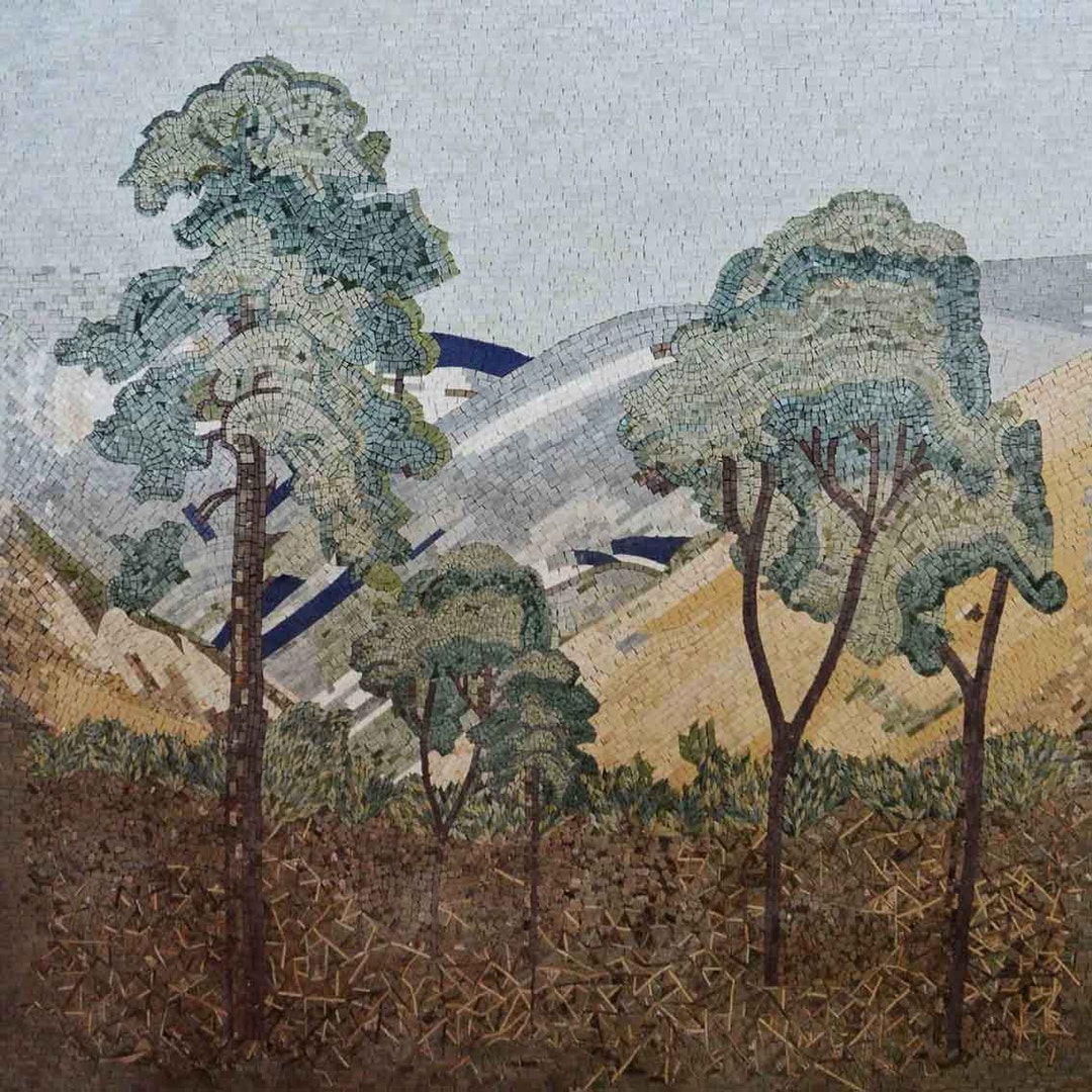 Custom Mosaic Trees Tile Art - Etsy