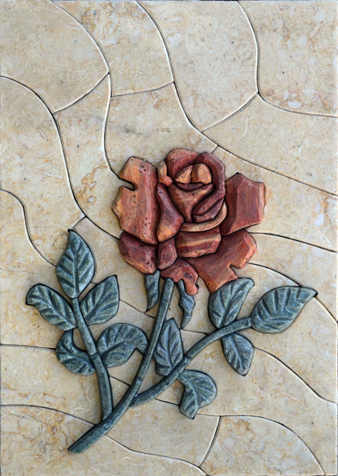 Flower Petal Mosaic Tile - Etsy