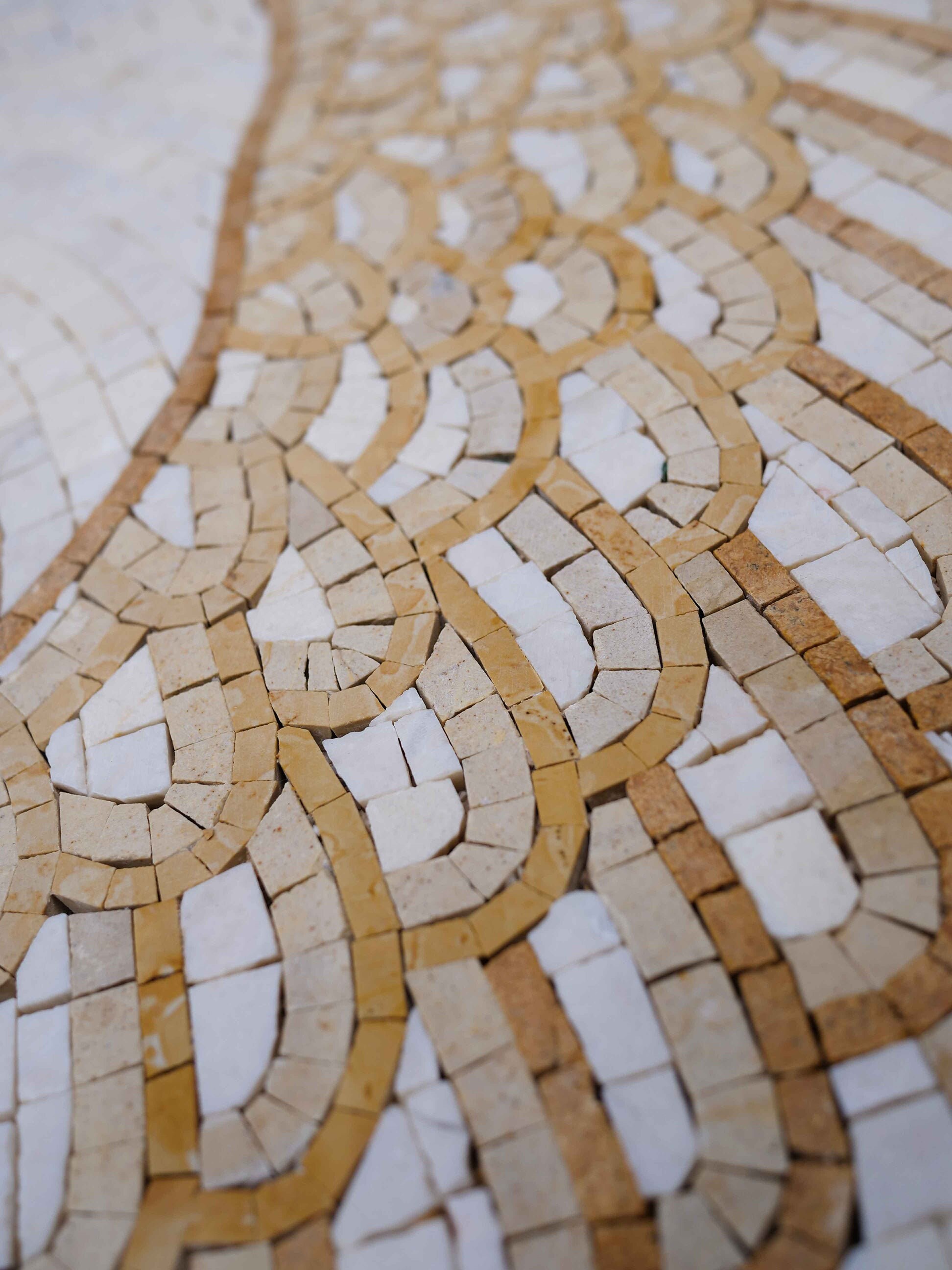 Romantic Dove Mosaic Wall Art - Majestic Handmade Tile Mural - Unique ...