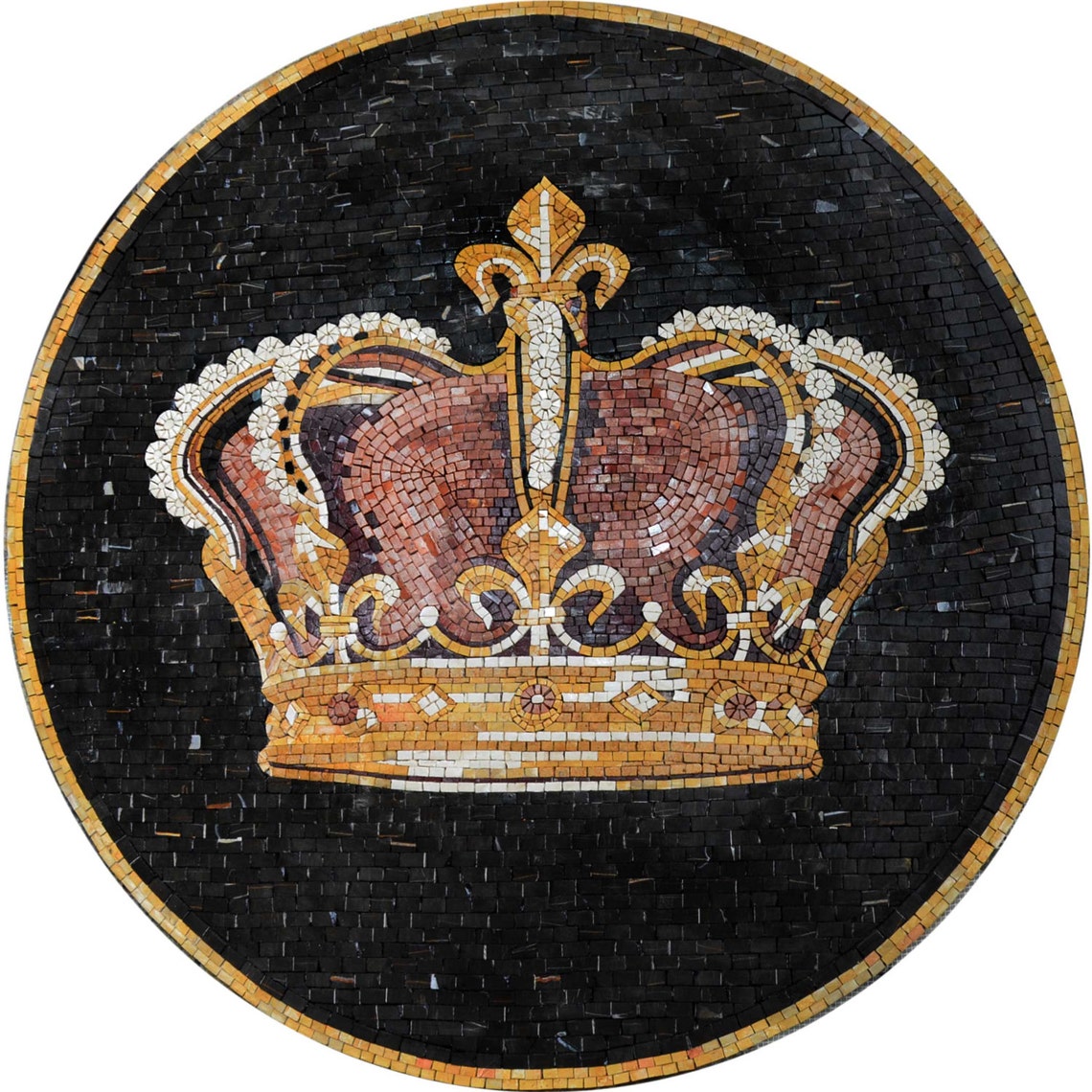 Royal Crown Mosaic Medallion - Etsy