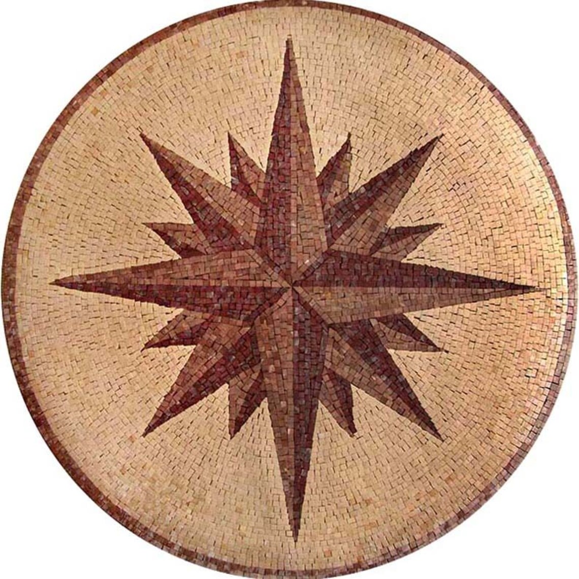 Mosaic Design - Compass Rose - Etsy