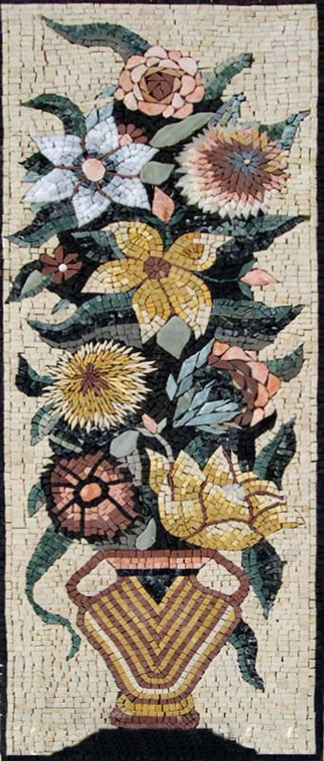 Jasmine and Dandelion Mosaic - Etsy