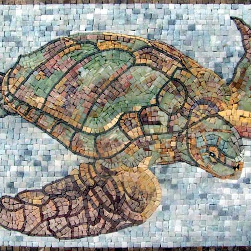 Sea Turtle Mosaic - Etsy