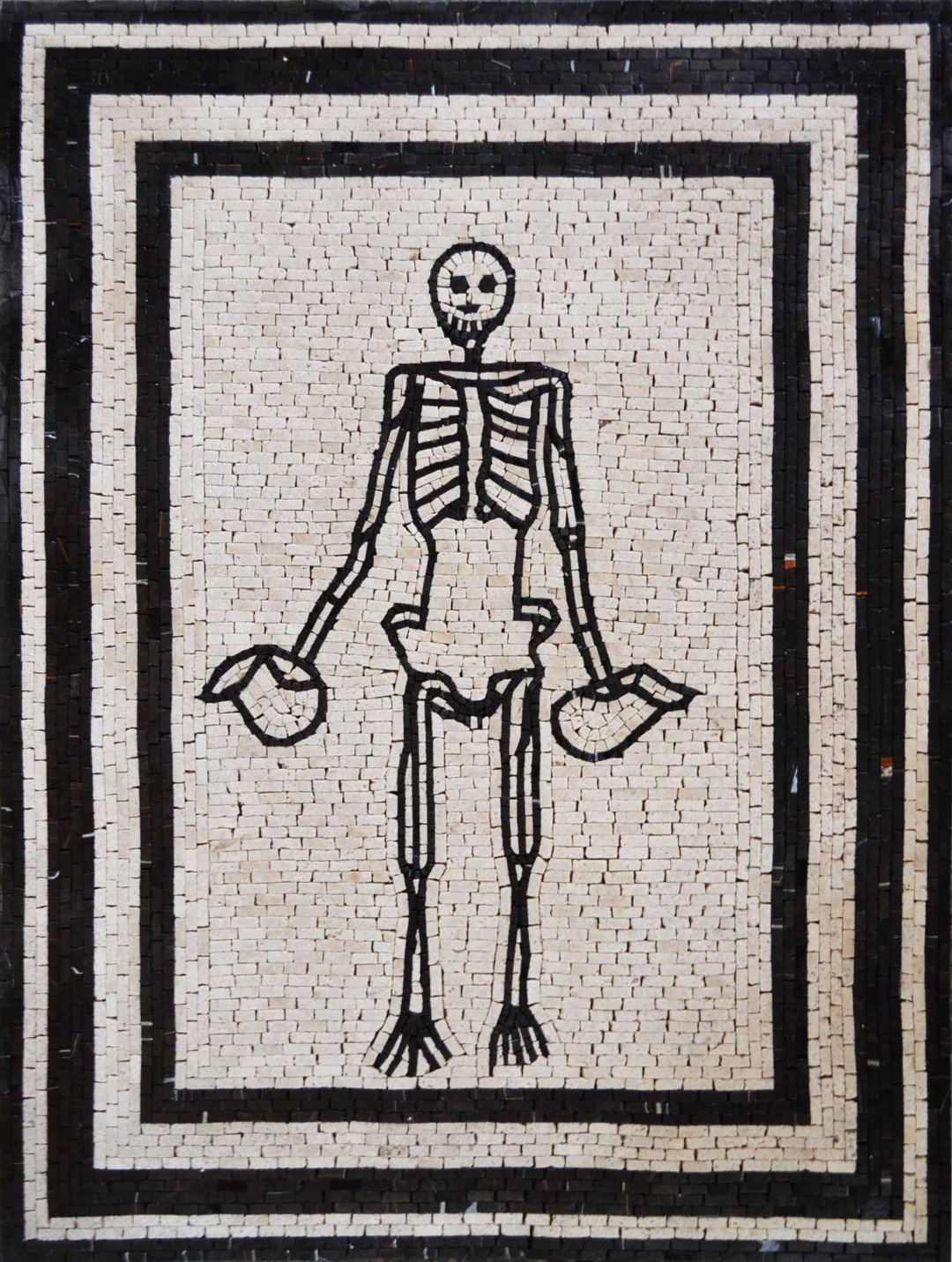 Skeleton Body Custom Marble Mosaic - Etsy