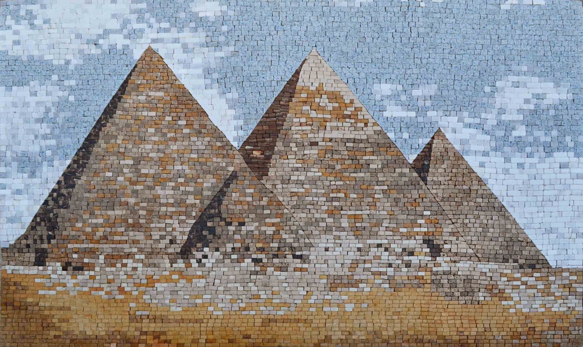 Mosaic Designs - Giza Pyramids - Etsy