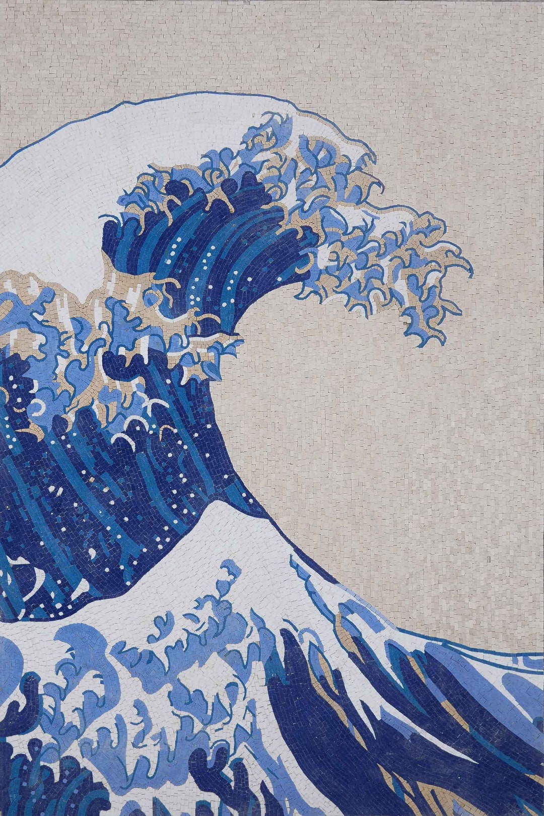 Mosaic Art - Wave Reproduction - Etsy