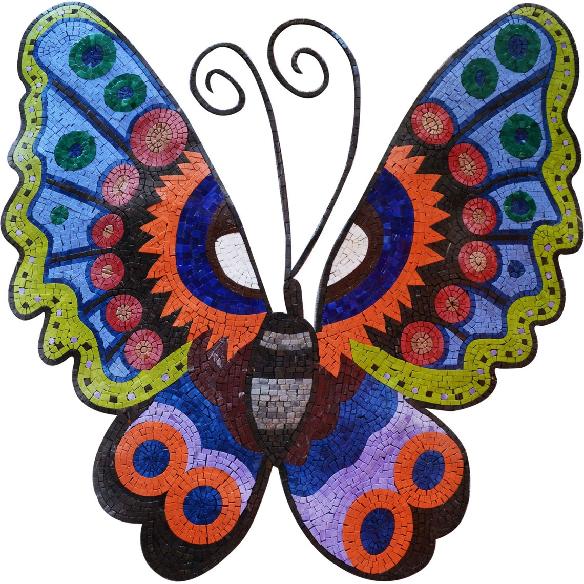 Marble Mosaic Colorful Butterfly - Etsy