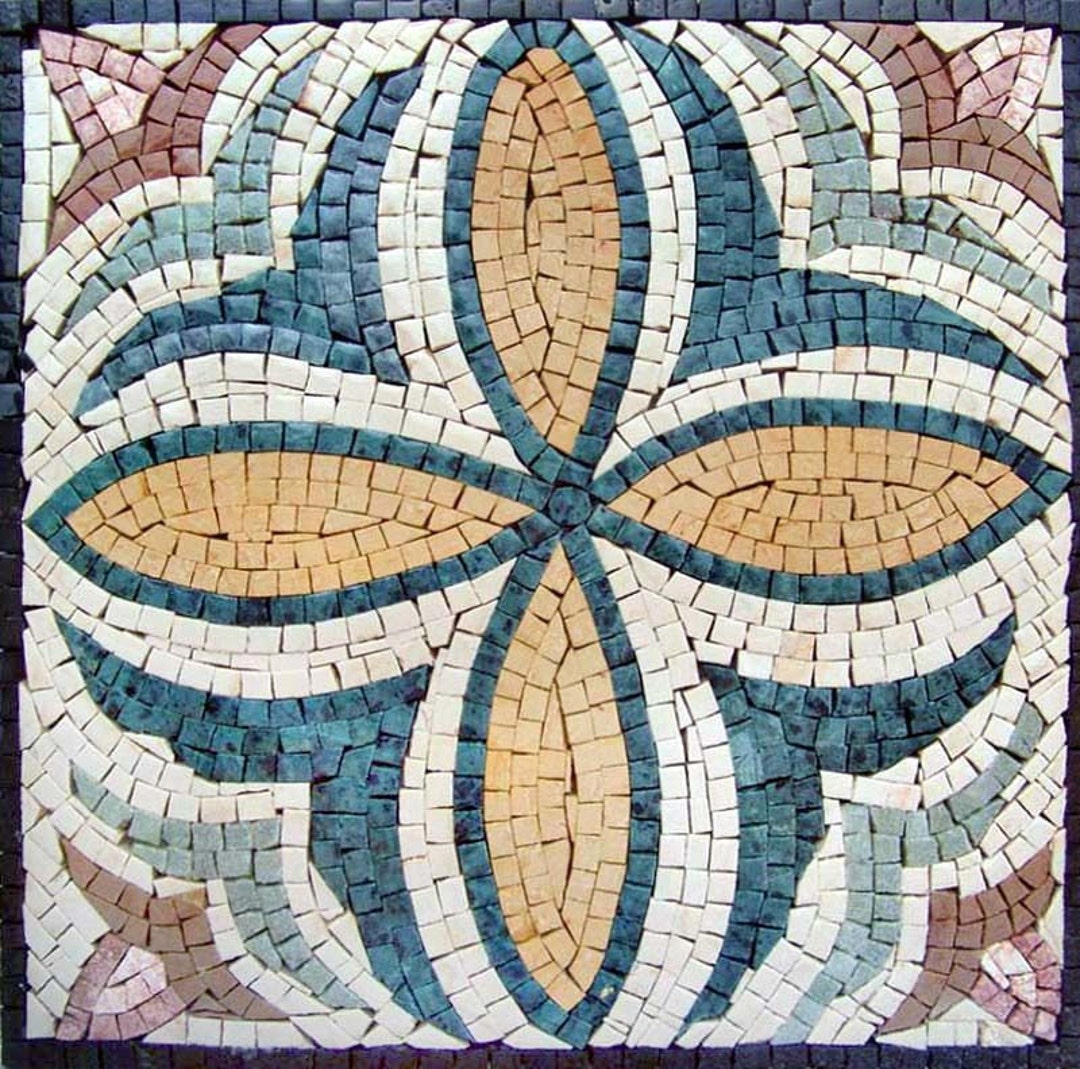The Bloom Mosaic Flower Pattern - Etsy