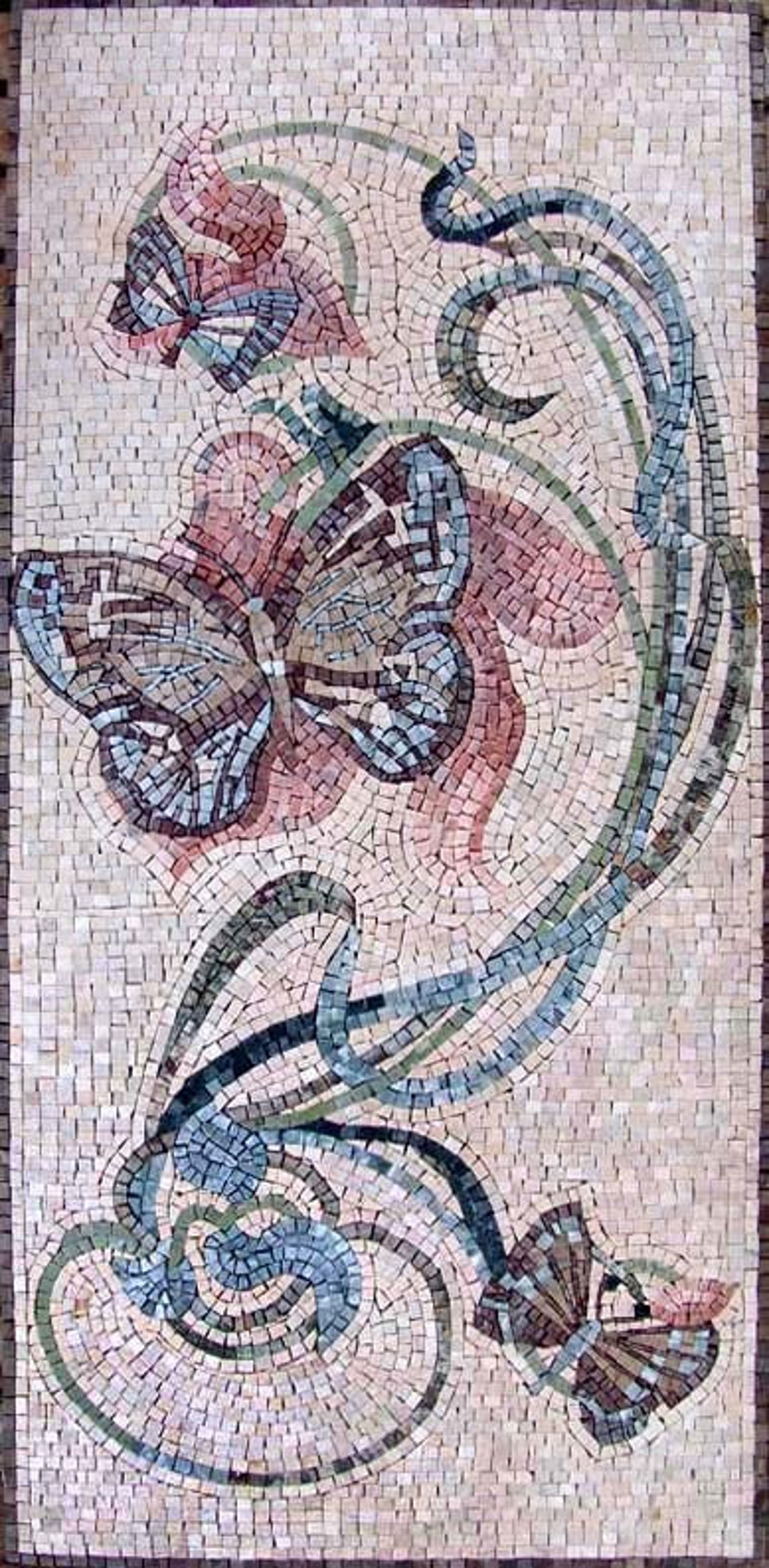 Butterfly Mosaic Butterflies and Flowers - Etsy