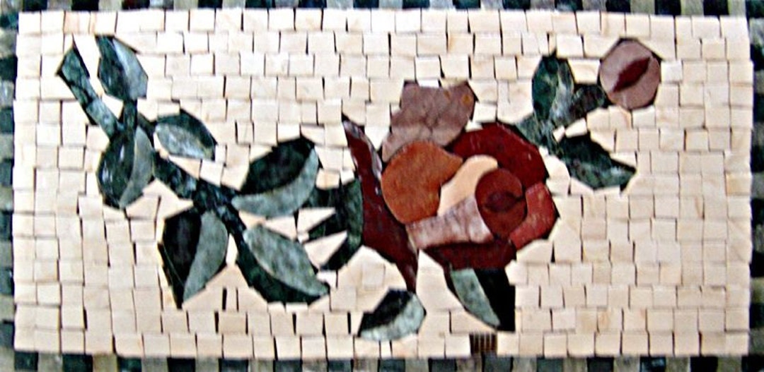 Mosaic Art Tulips Swirl Pattern - Etsy