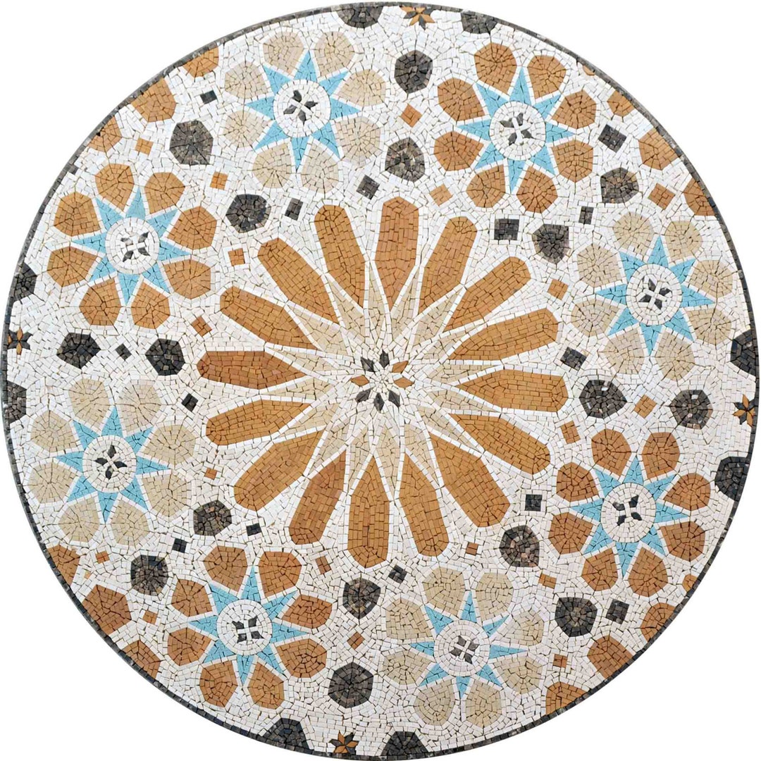 Mosaic Medallion - Moroccan Tiling - Etsy