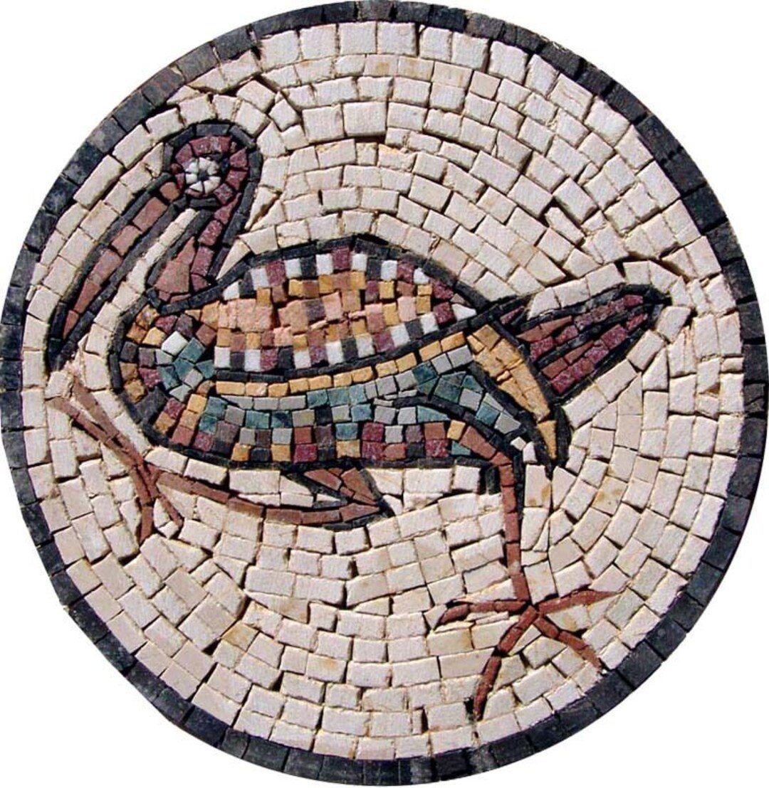 Mosaic Medallion Duck Mosaic - Etsy
