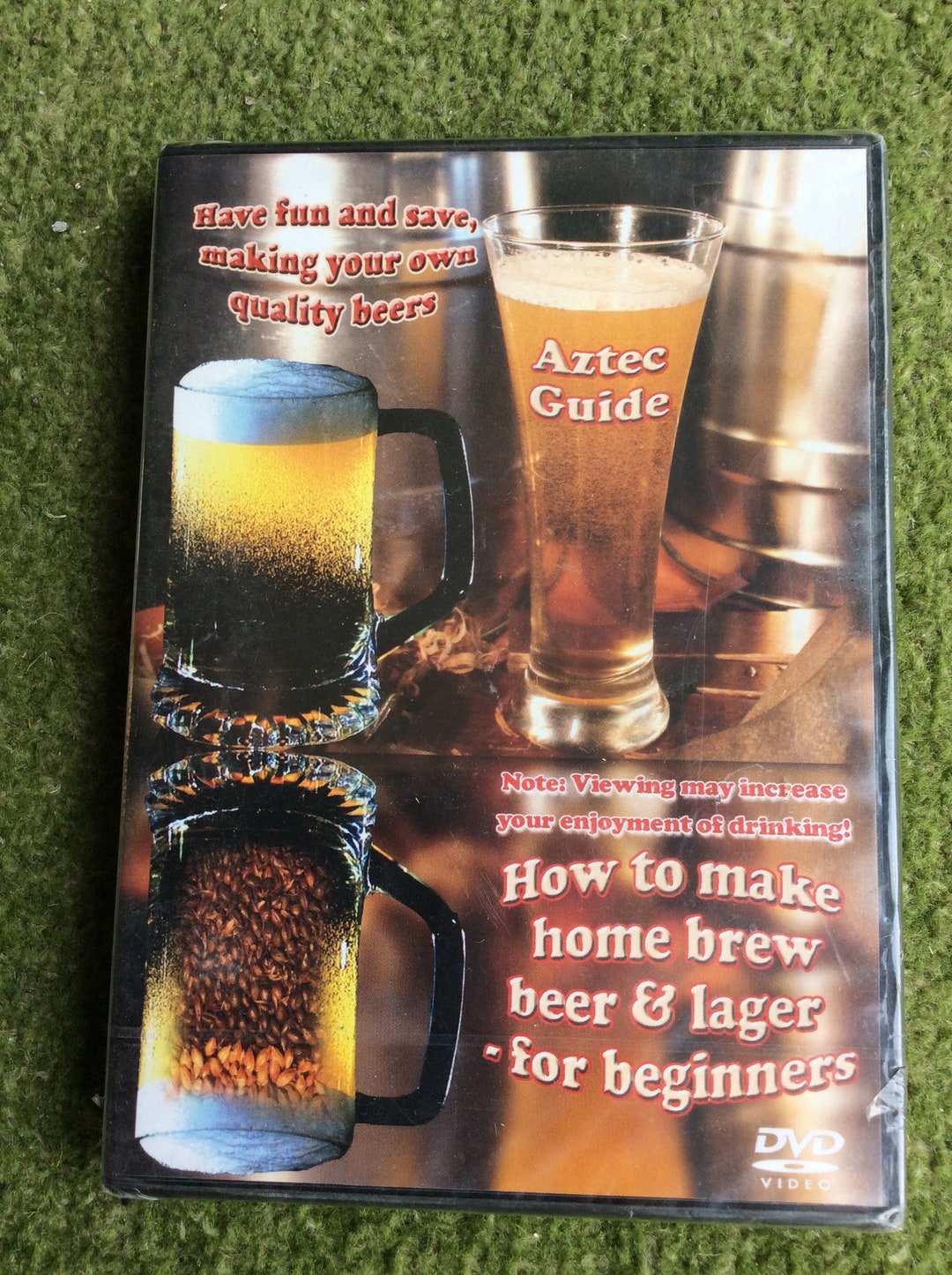 How to Make Home Brew Beers and Lager, for Beginners DVD, Homebrew ...