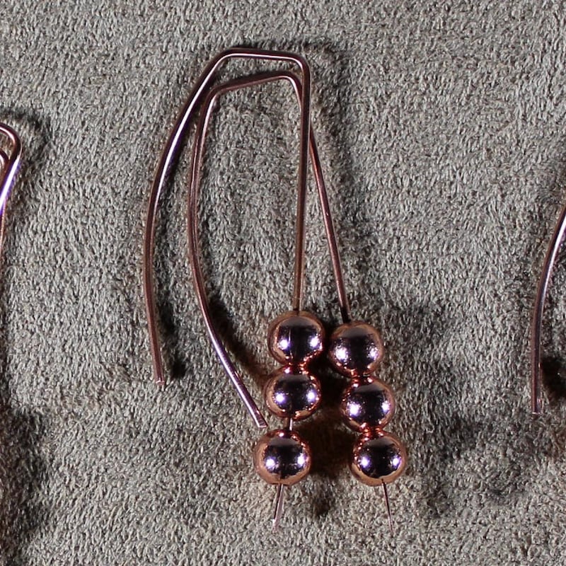 Copper Earrings - Etsy