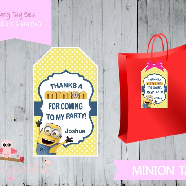 Minion Thank You - Etsy