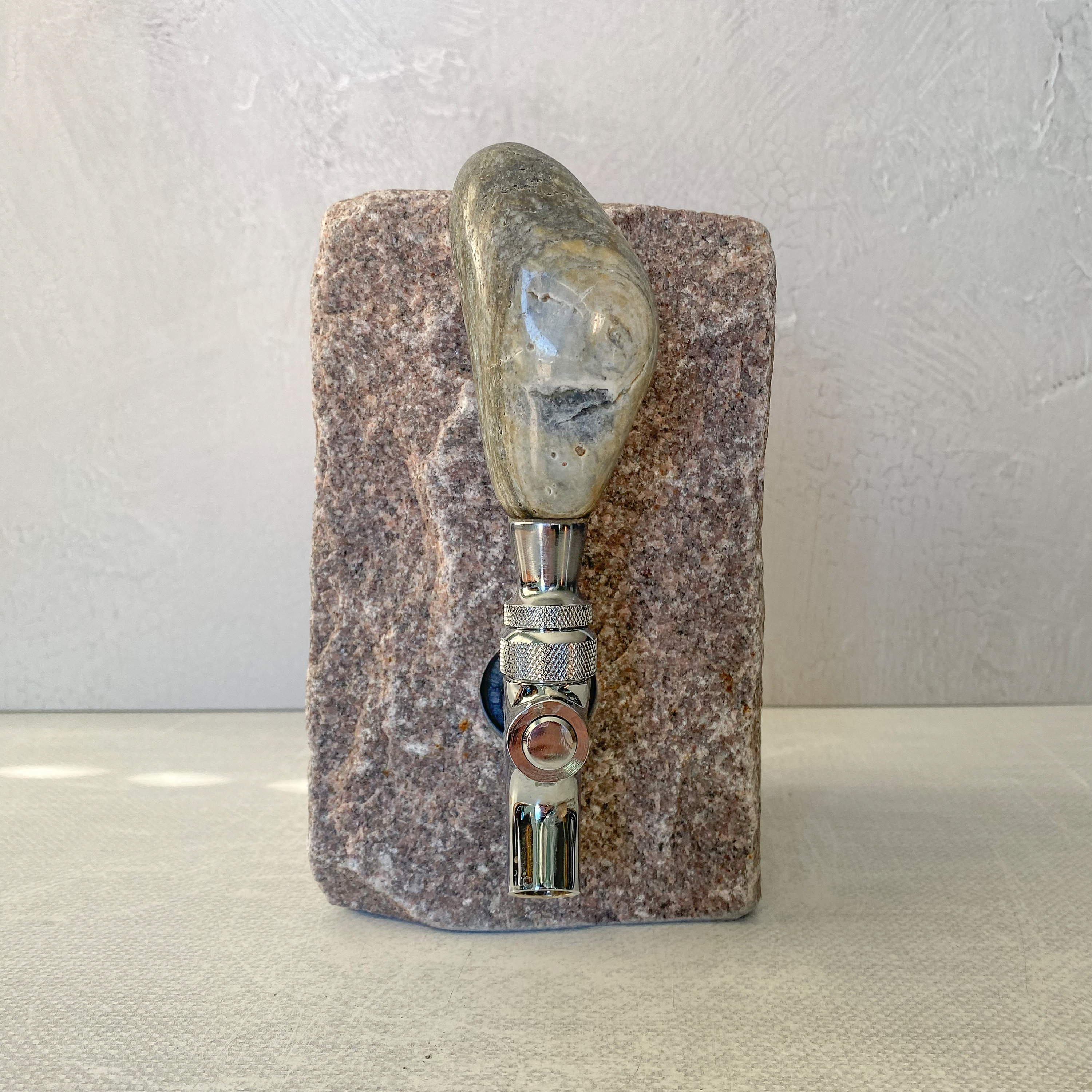 Natural Pink/red Granite Stone Drink/beverage Dispenser - Etsy