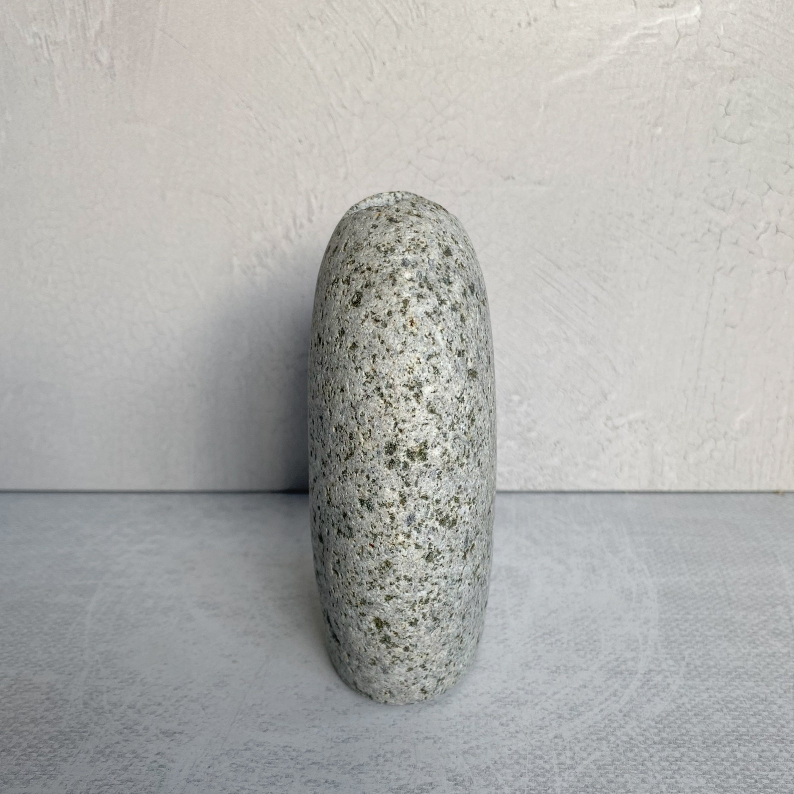 Natural Beach Stone Vase Flower Bud Arrangement Holder Functional Rock ...