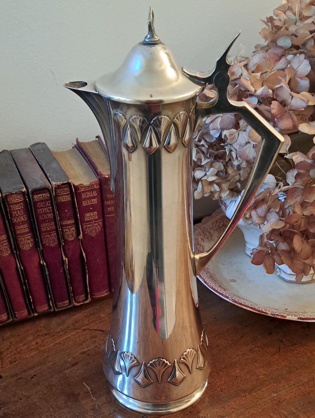 Antique Early WMF Ostrich Mark - Silver Plated Arts and Crafts Nouveau ...