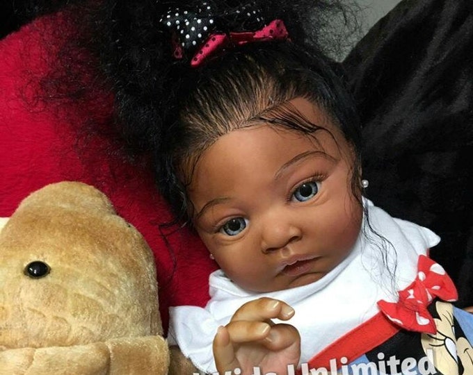 Custom Lulu Reborn Baby,aa Reborn Baby,african American, Biracial, Made ...