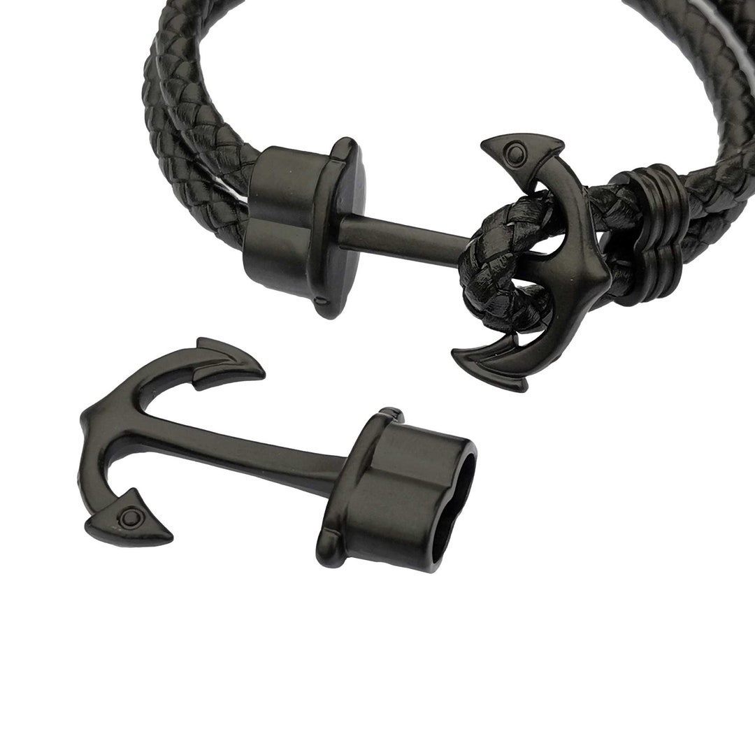 Matte Black Anchor Hook Clasps for Anchor Bracelet Making Go - Etsy