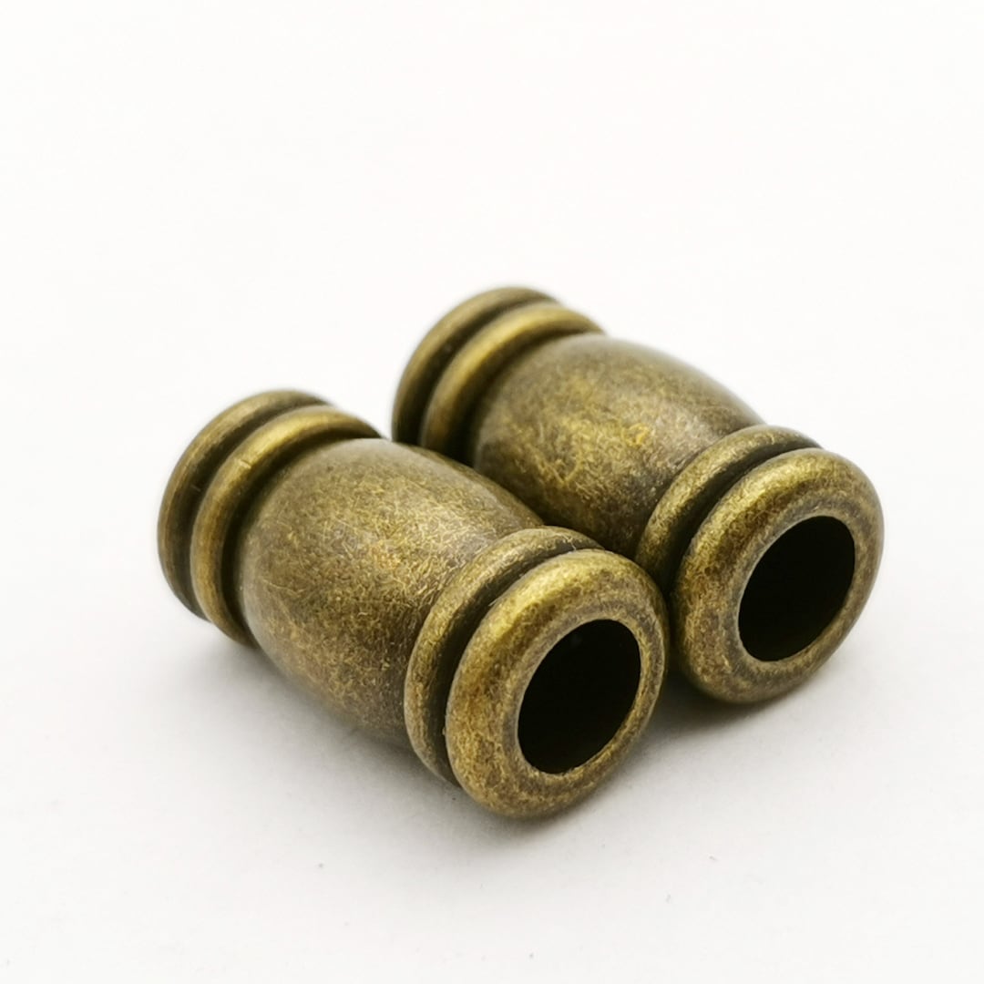 Shapesbyx 5 Pieces 5mm Round Hole Magnetic Clasps Antique Bronze ...