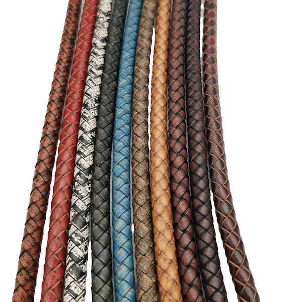 Braided Leather - Etsy