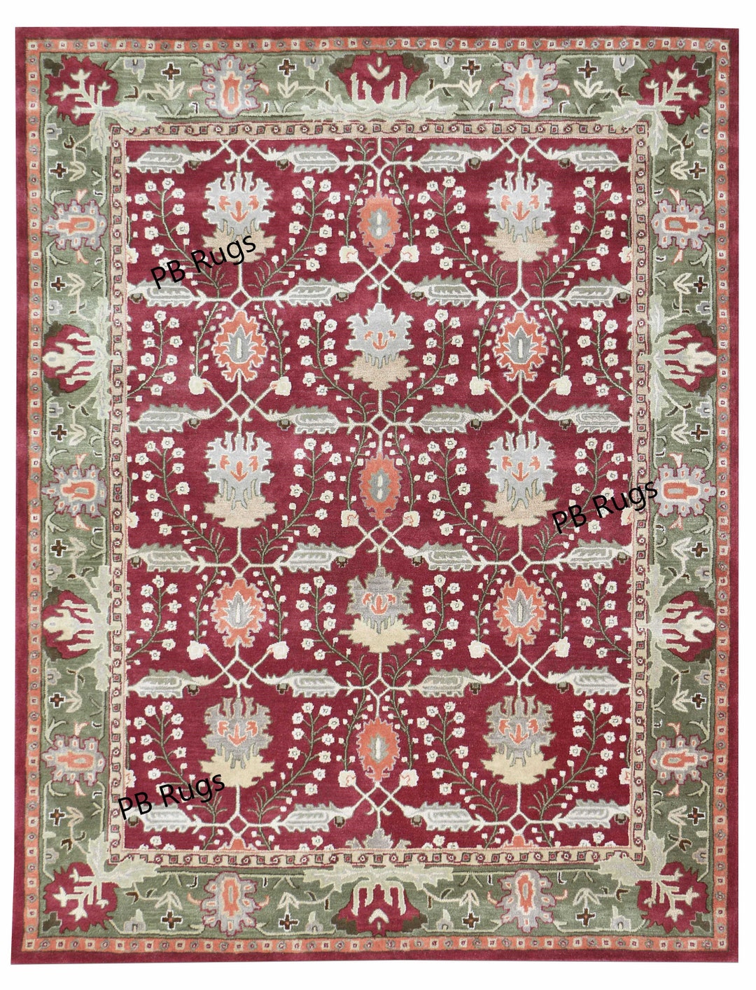 New Authentic Brandlin Red Old Design Handmade Traditional Oriental ...