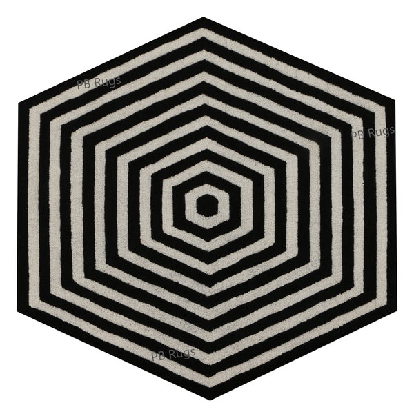 Hexagonal Rug - Etsy