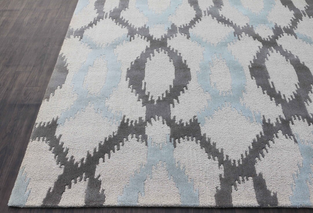 New Authentic Ikat Country Design Handmade Modern Oriental Contemporary ...
