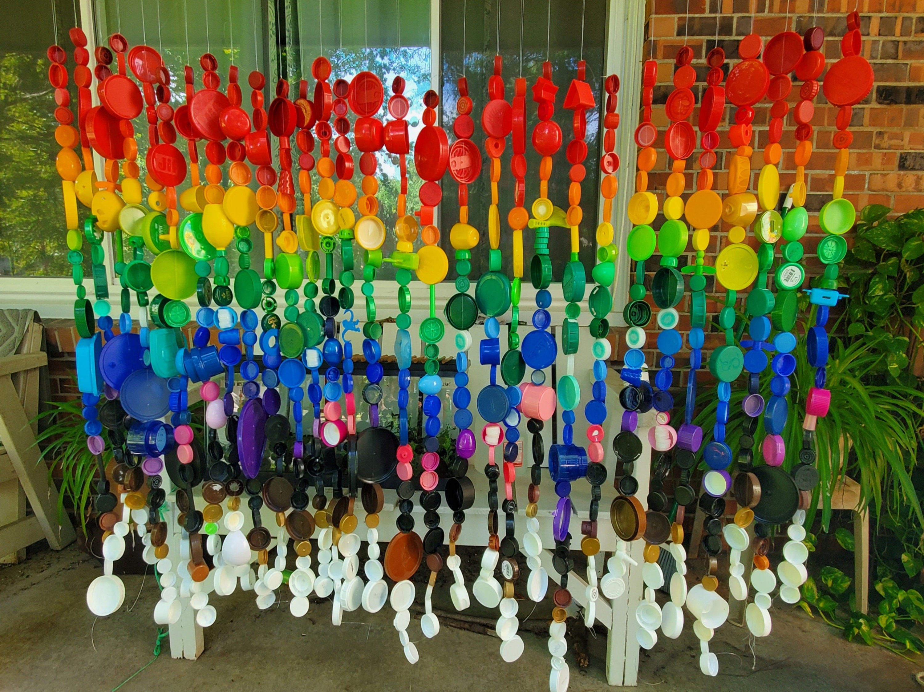 Rainbow Strings Suncatcher Tree Porch Garden Art LGBTQ - Etsy