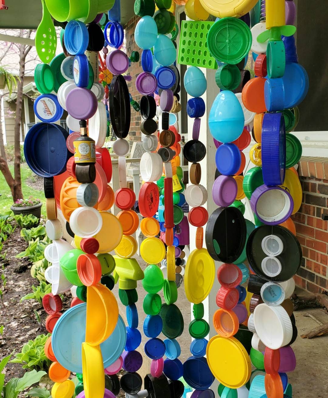 Rainbow Strings Suncatcher Tree Porch Garden Art LGBTQ - Etsy