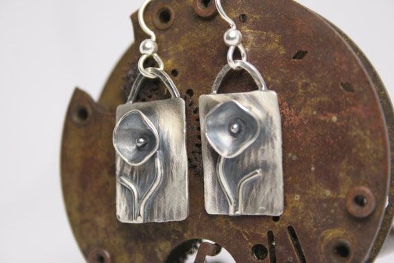 Sterling Silver Earrings Handmade - Etsy
