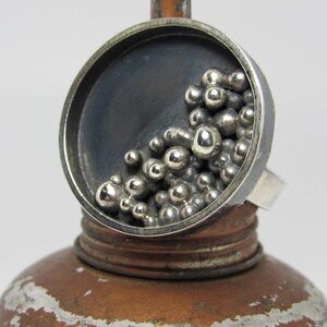 Sterling Silver Ring Handmade Funky - Etsy UK