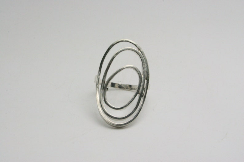 Silver Ring - Modern - Funky - Etsy
