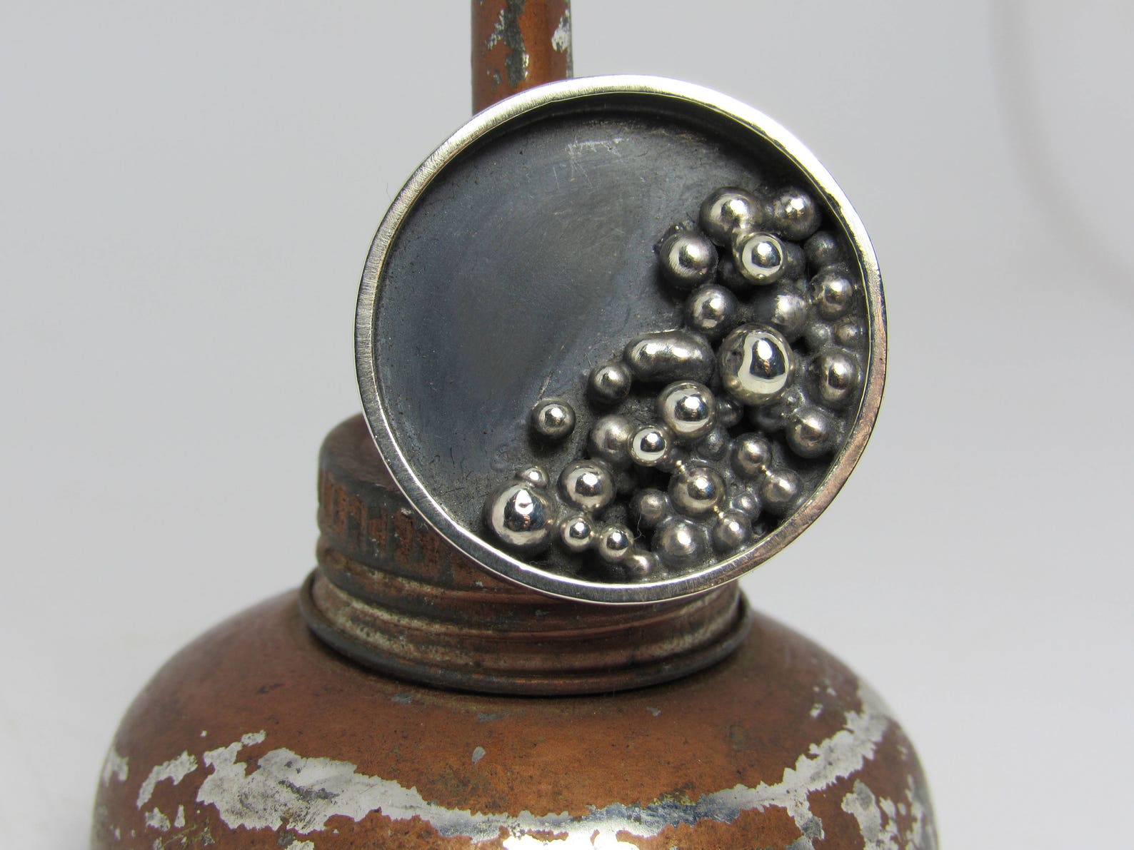 Sterling Silver Ring Handmade Funky - Etsy UK