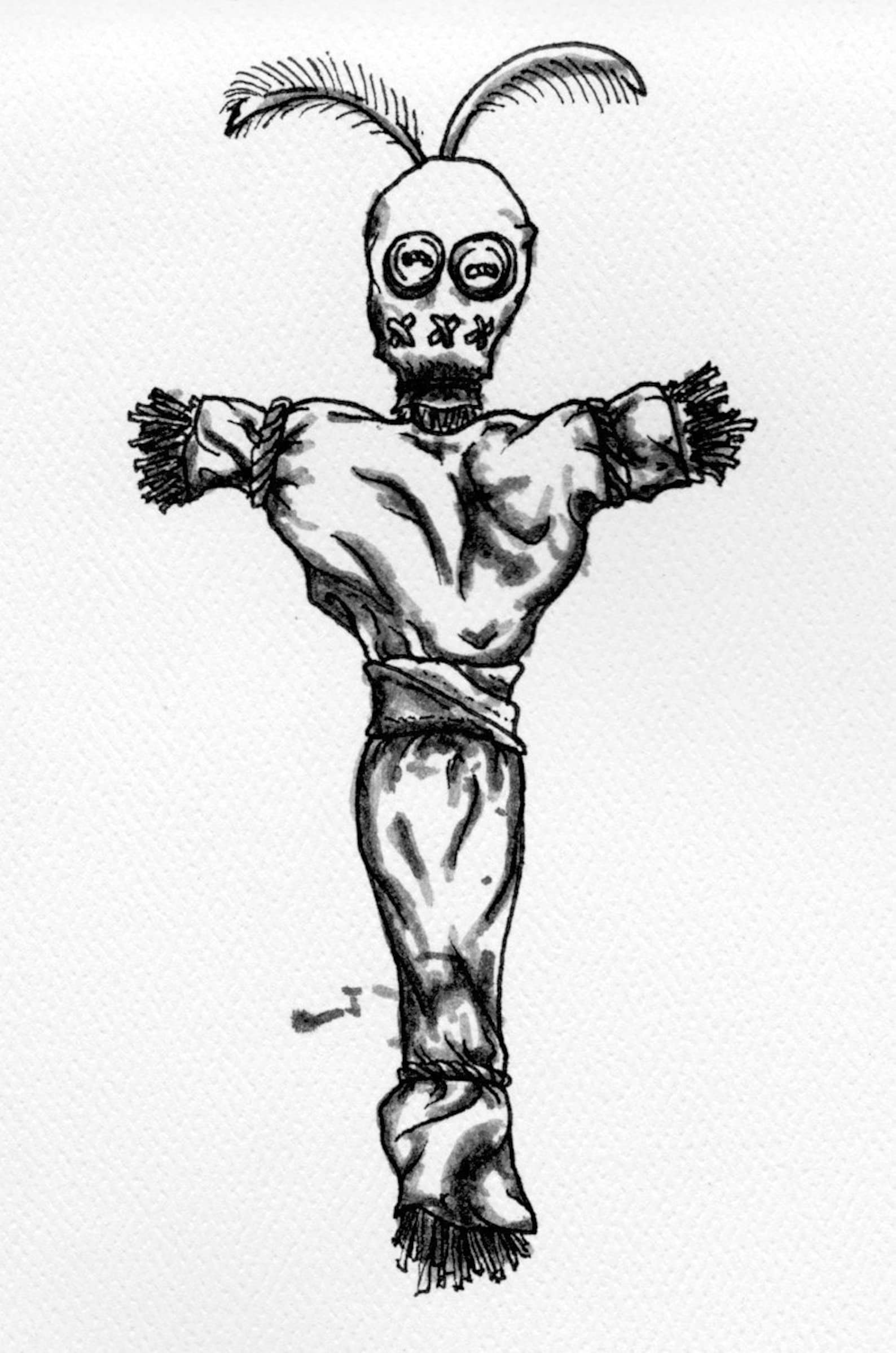 New Orleans Voodoo Doll Canvas Print | Etsy