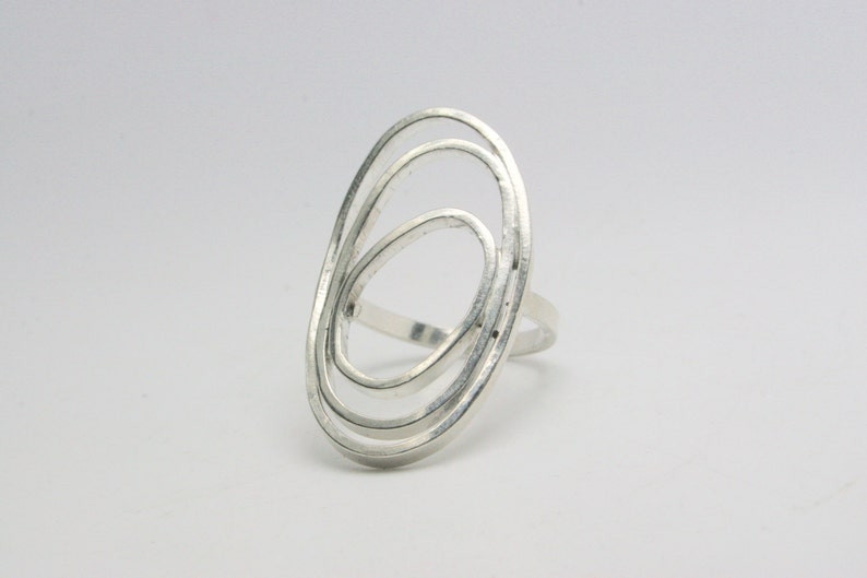 Silver Ring - Modern - Funky - Etsy