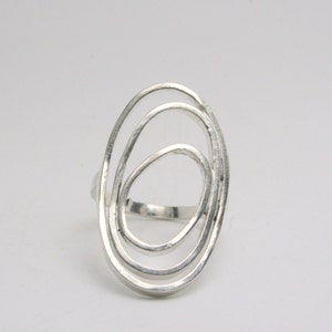 Silver Ring - Modern - Funky - Etsy