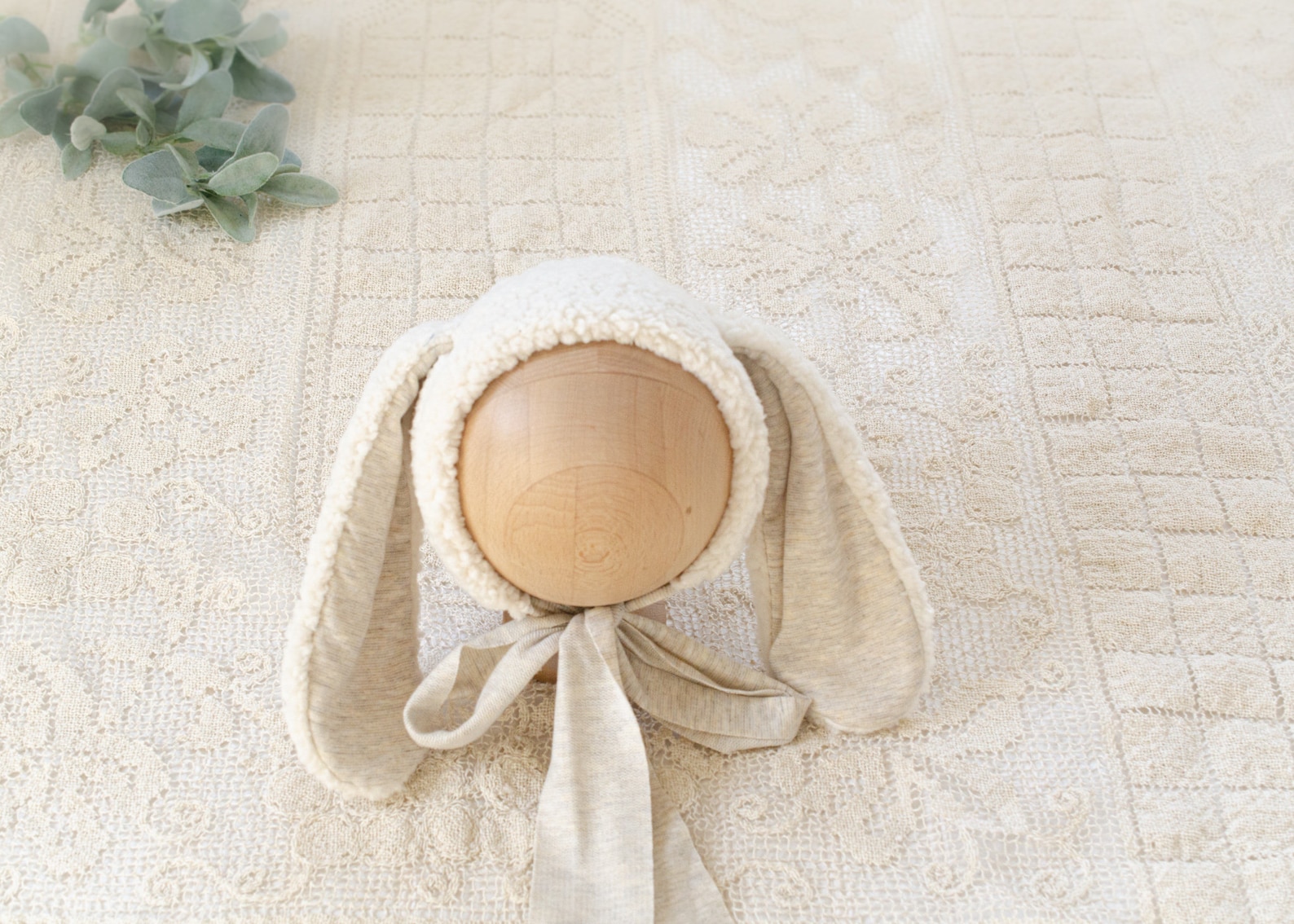Neutral Bunny Bonnet Bunny Bonnet for Boy or Girl Easter - Etsy