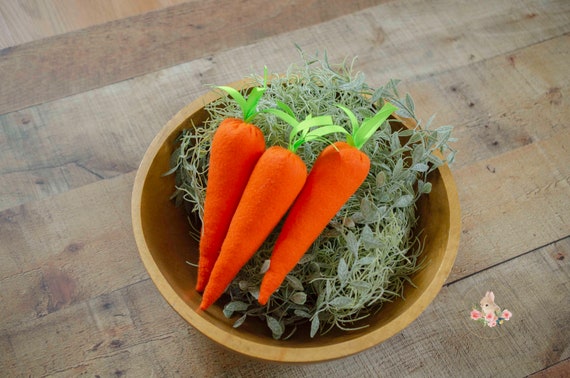 Stuffy Felt Carrot Stuffed Carrot Fake Carrot Easter | Etsy