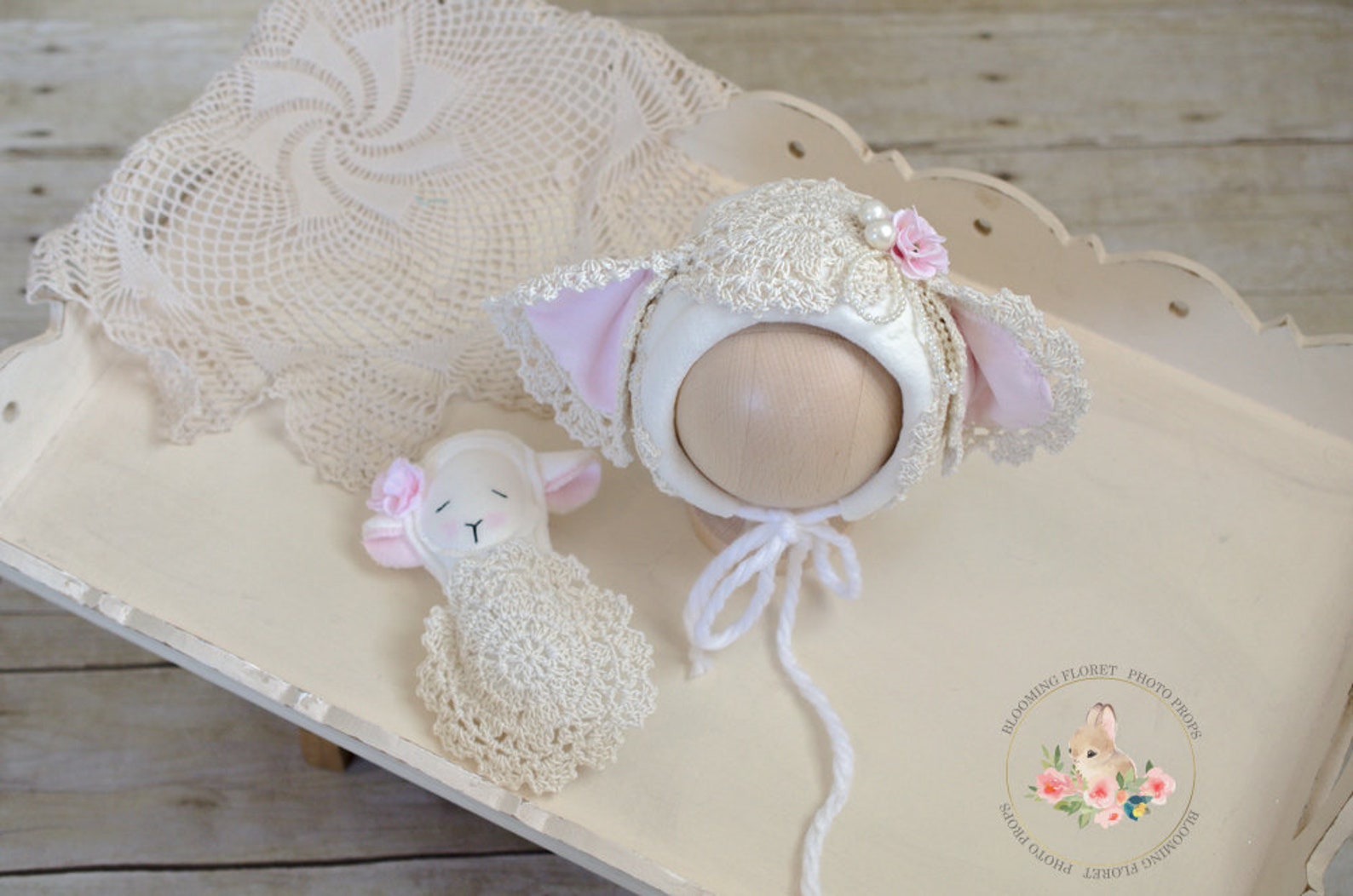 Newborn Sheep Set, Sheep Softie, Sheep Bonnet, Newborn Set. - Etsy