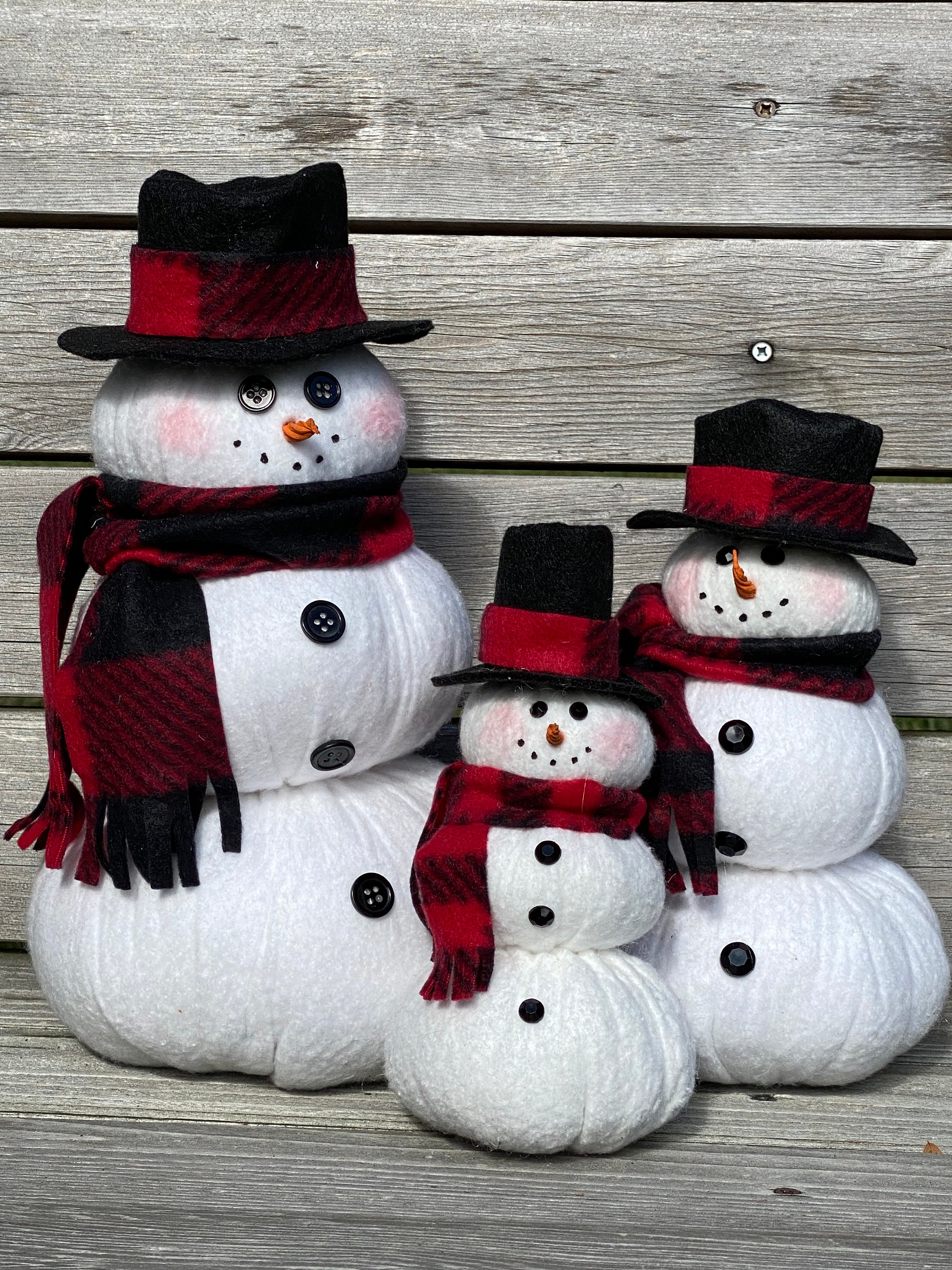 10 Inch Michael Snowman Kit No Sew Pattern - Etsy