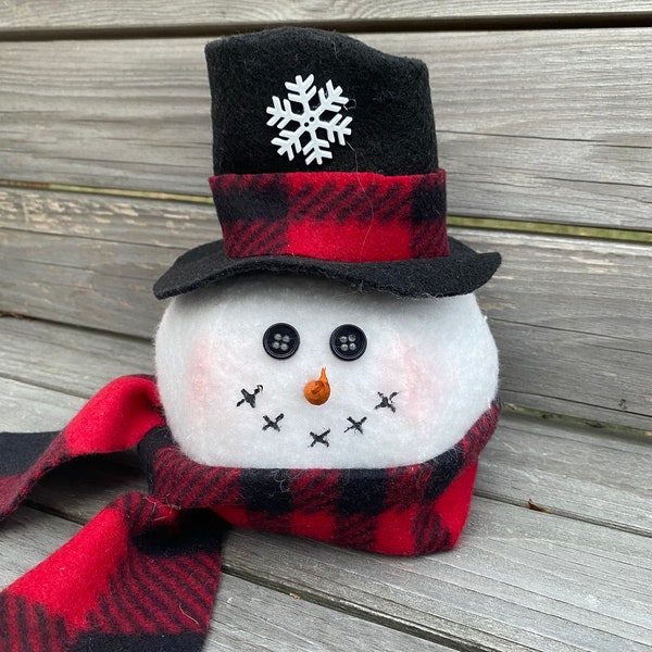 Snowman Head - Etsy