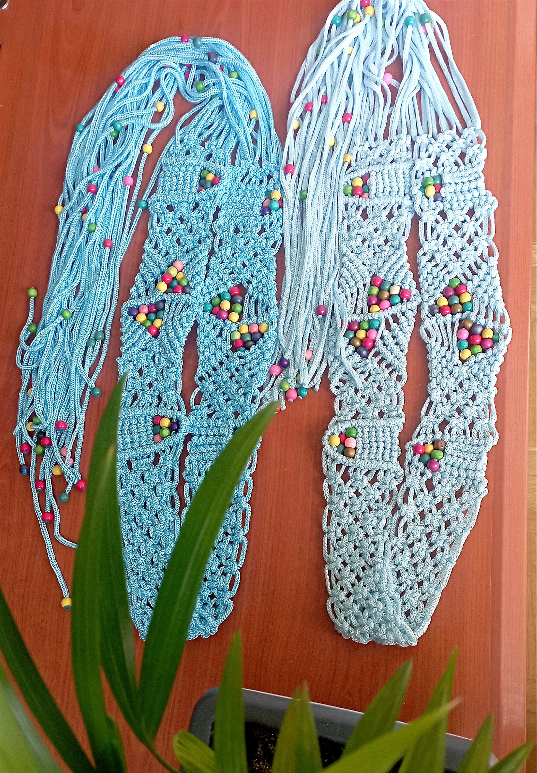 Blue Macrame Belt Elvis Style Macrame Belt Beaded Belt - Etsy